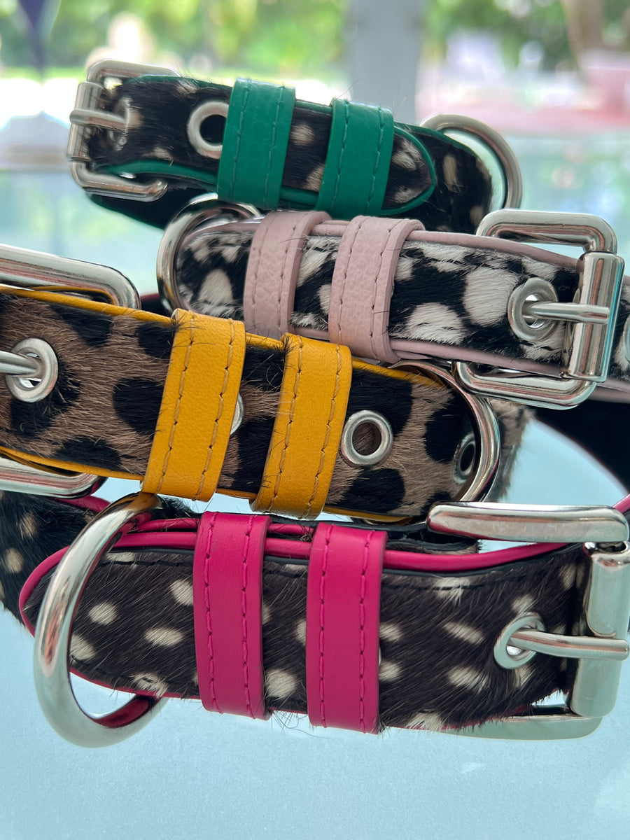 Premium calf hair leather dog collars – Strapets